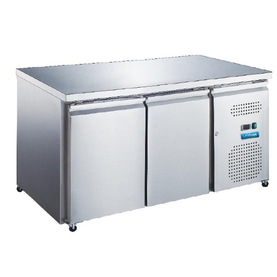 Katerbay. UNIFROST CR1360FT TWO DOOR FLAT TOP COUNTER FRIDGE