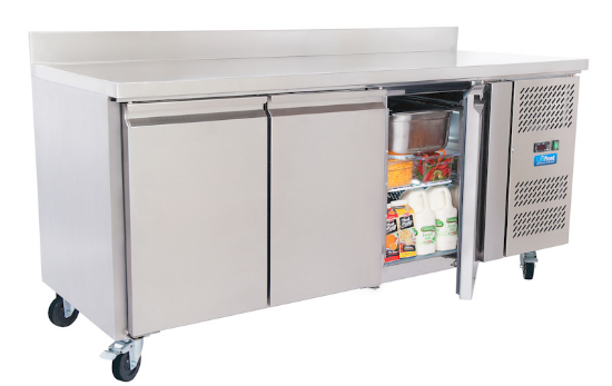 Katerbay. UNIFROST CR1800G 3 DOOR COUNTER REFRIGERATOR WITH UPSTAND