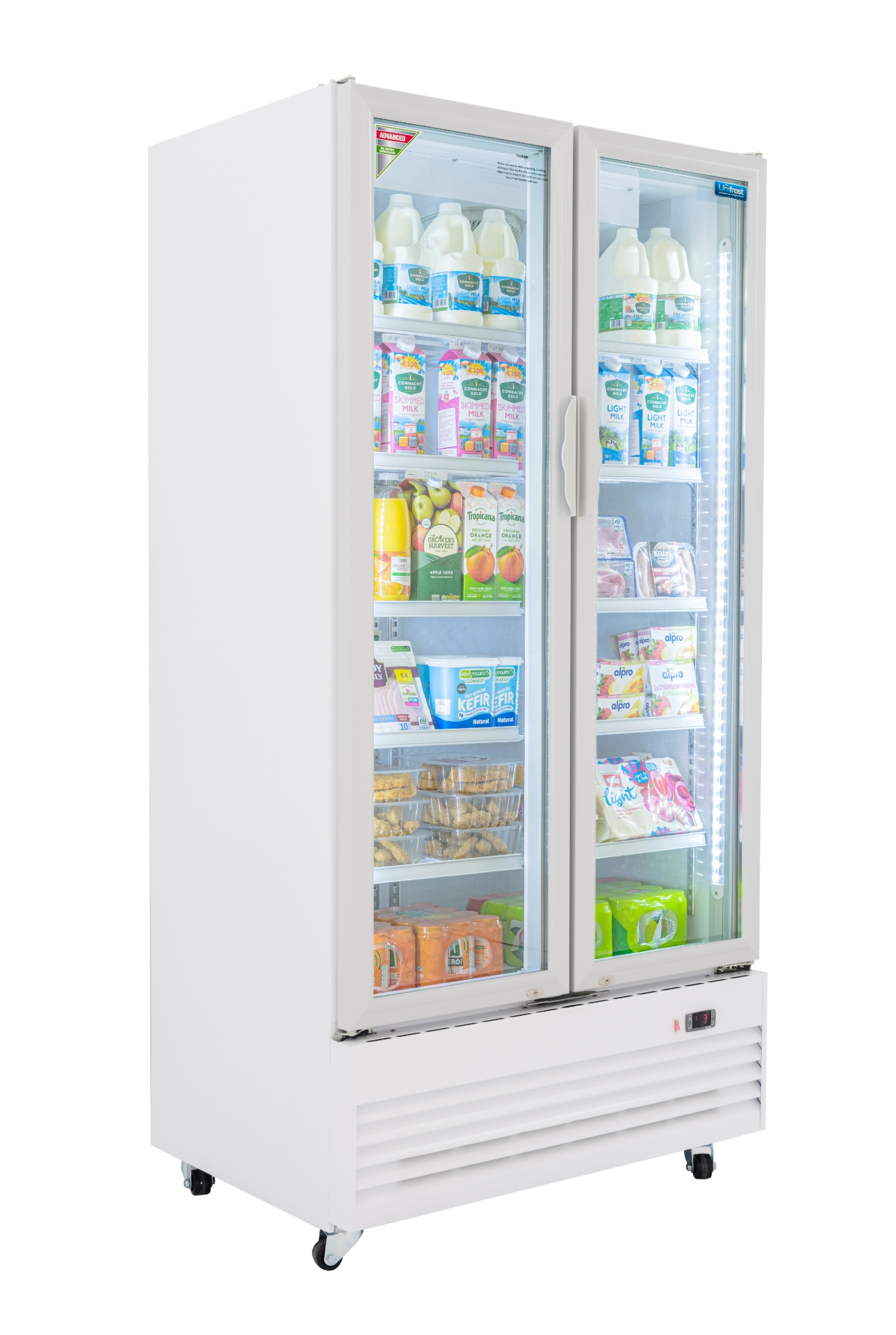 Katerbay. UNIFROST GDR1200 VENTILATED GLASS 2 DOOR DISPLAY FRIDGE