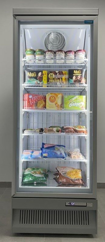 Katerbay. UNIFROST HVF1 SINGLE GLASS DOOR DISPLAY FREEZER 5 SHELVES 750 ...